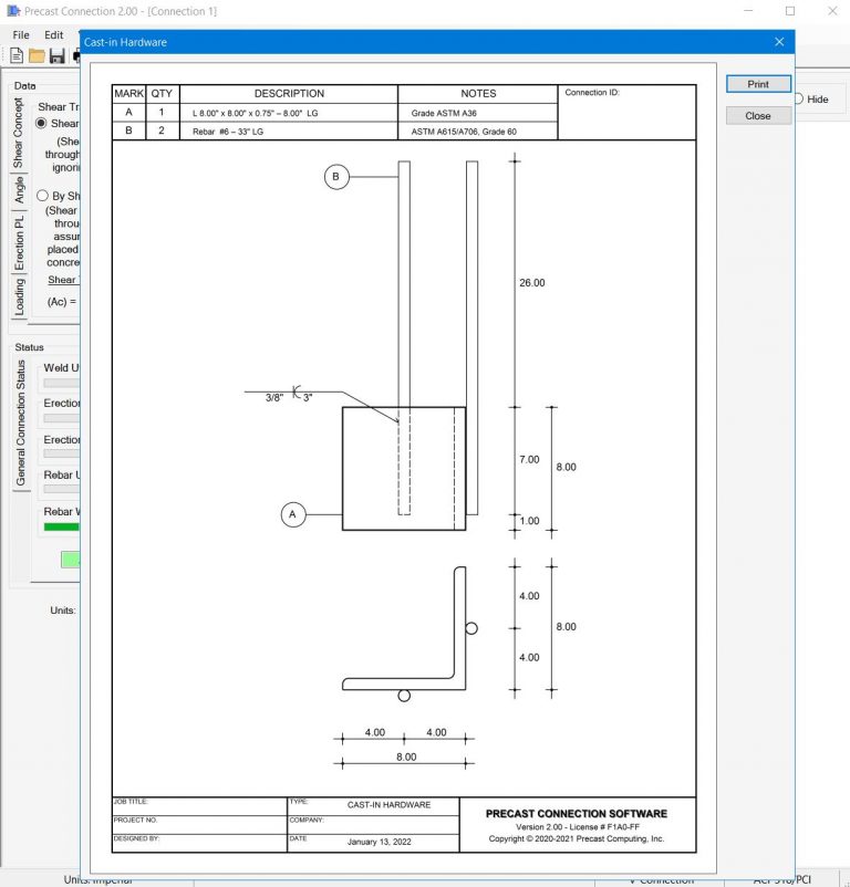 Precast Connection Software | Precast Computing Inc.